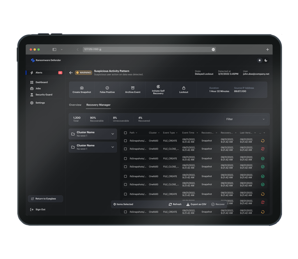 Superna Data Attack Surface Manager - Superna