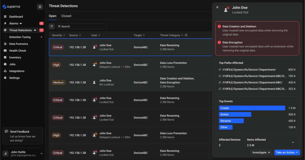 Superna - Enterprise Unstructured Data Management Platform