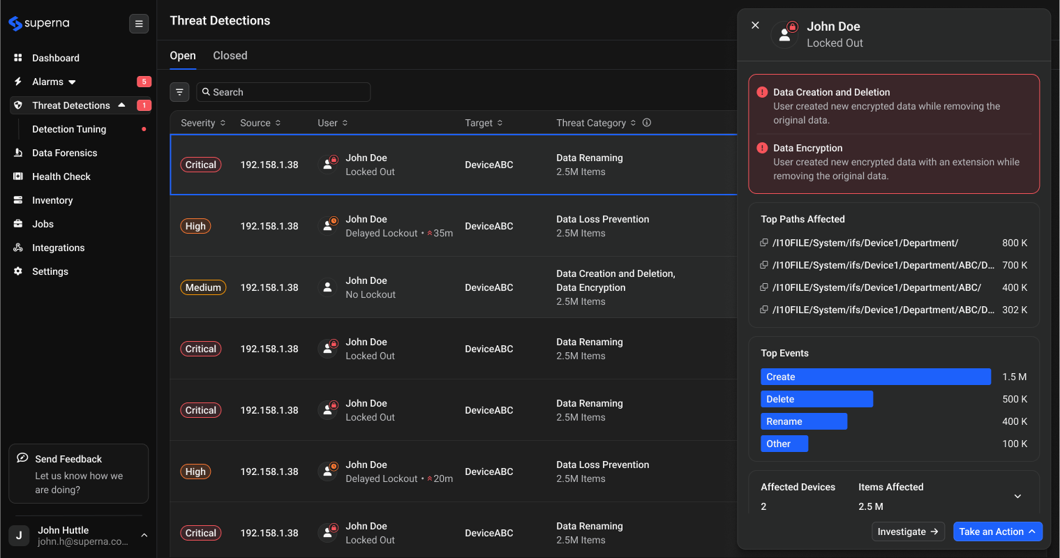 Superna - Enterprise Unstructured Data Management Platform