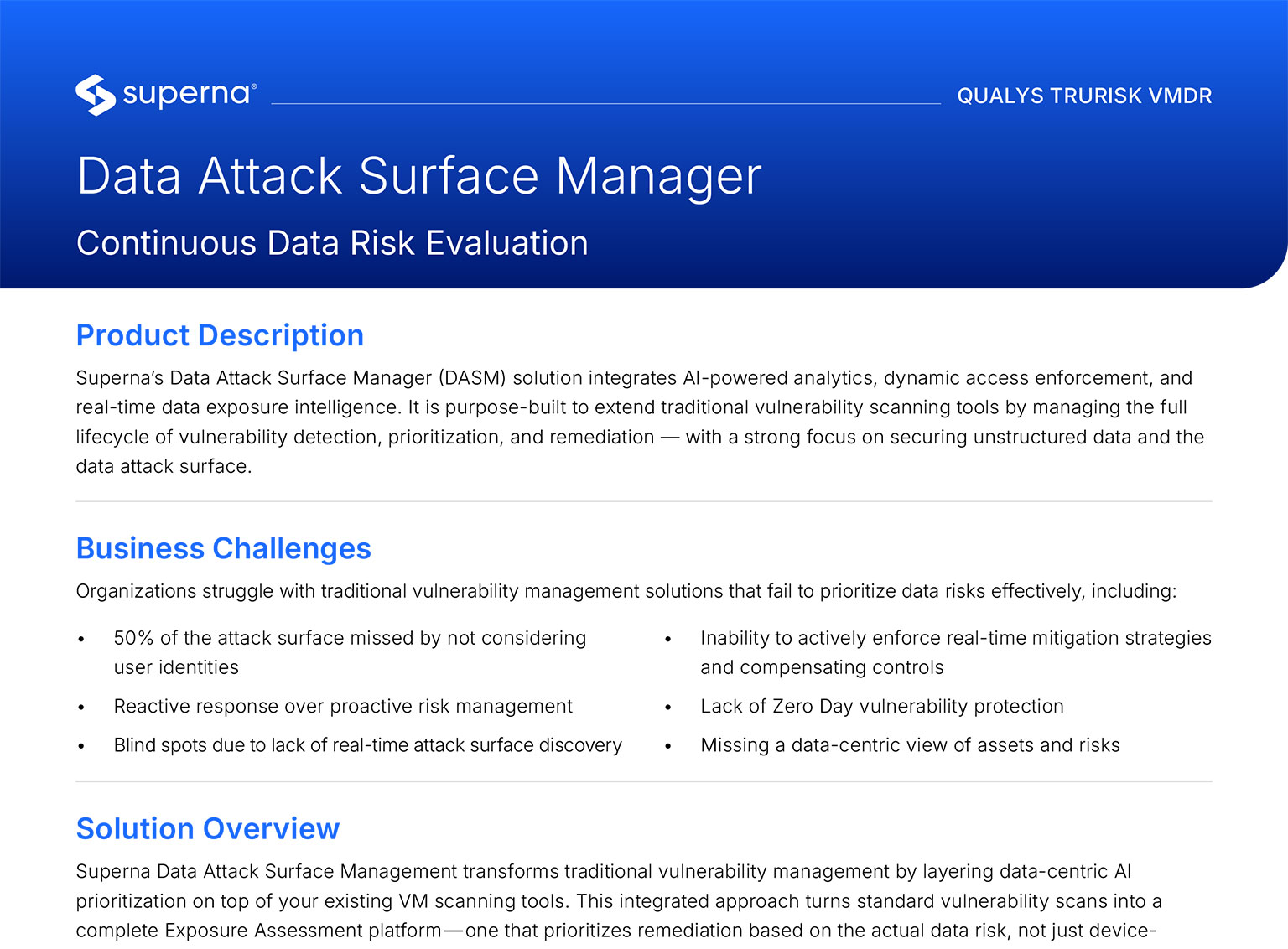 DASM for Qualys - Superna